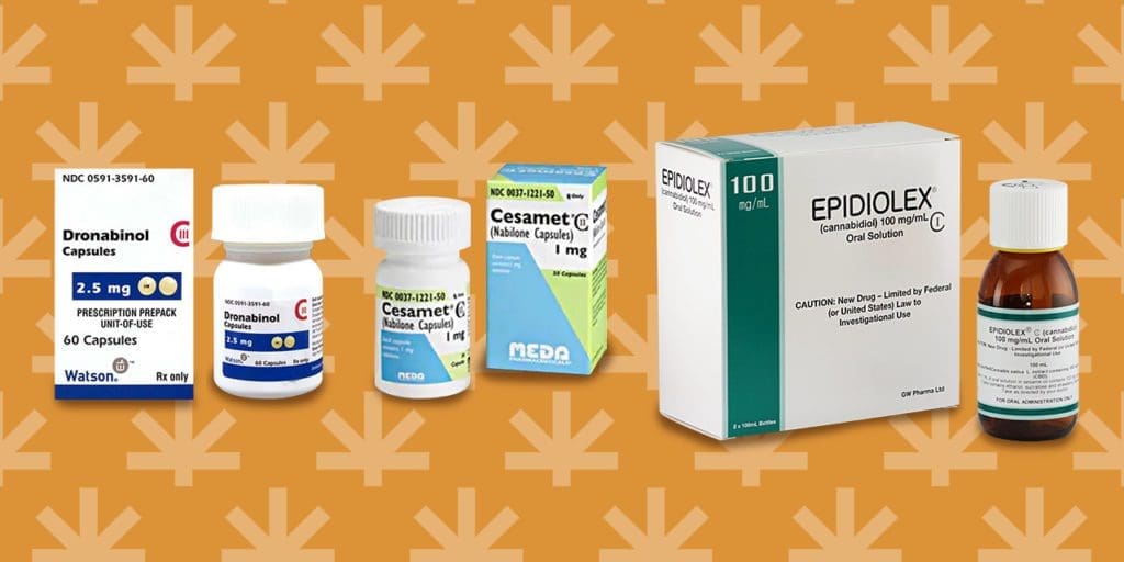 4 medicamentos que contienen THC o CBD